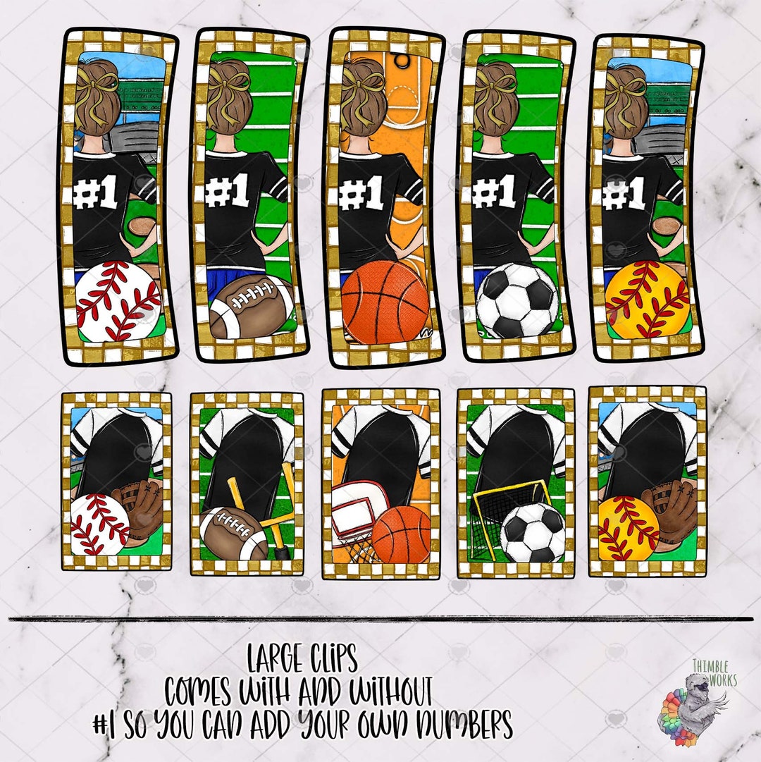 Black Sports Sublimation Design Bundle, Hair Claw Bundle, Gold ...