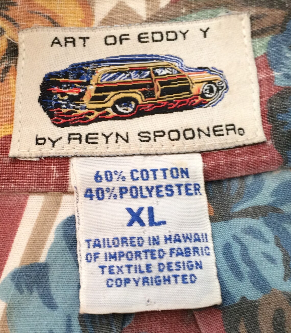 Reduced Reyn Spooner Art Of Eddy Y Size Xlarge Etsy