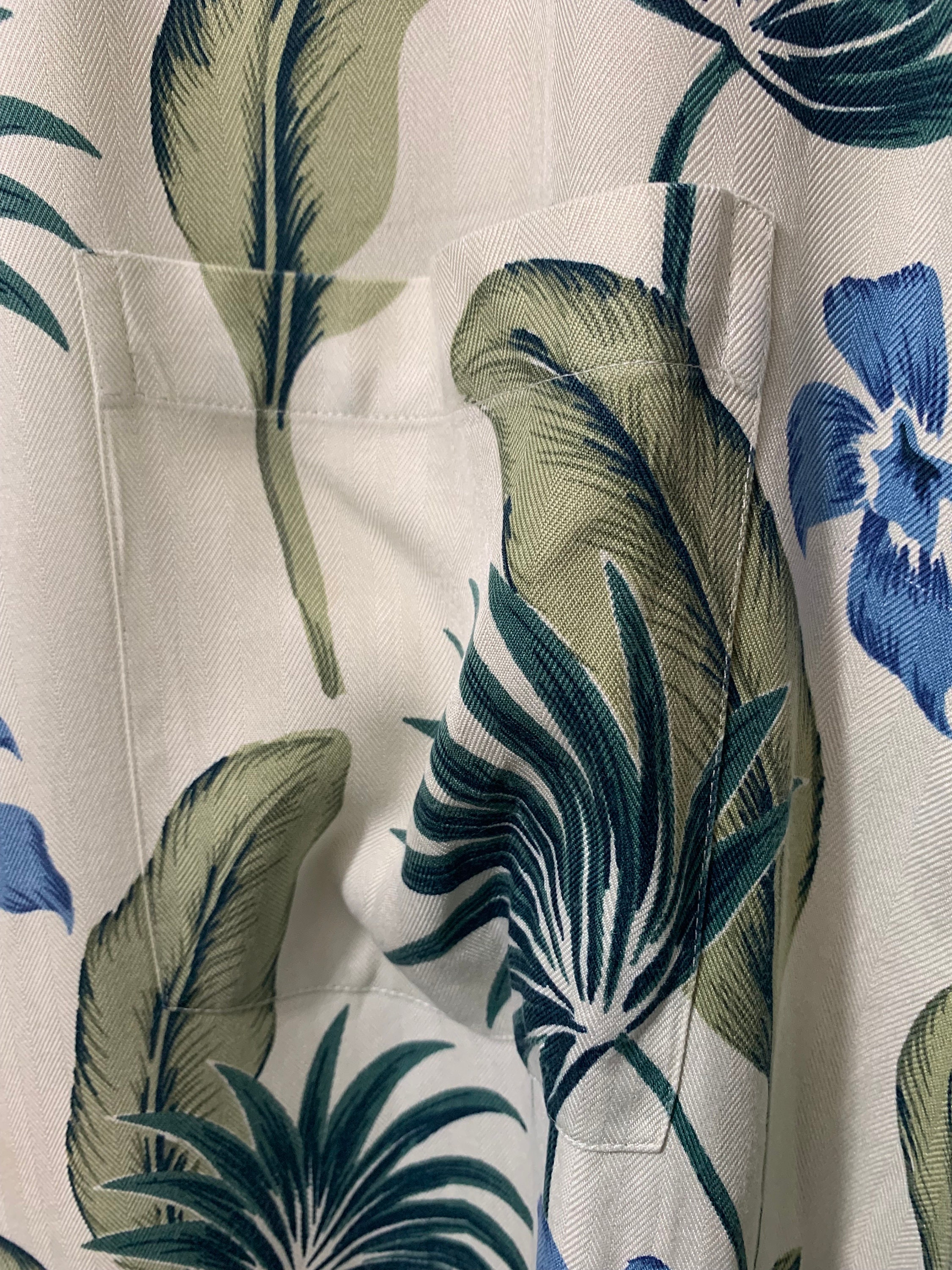Pineapple Moon Brand Men’s Silk Button-down Hawaiian Shirt Size 2X With ...