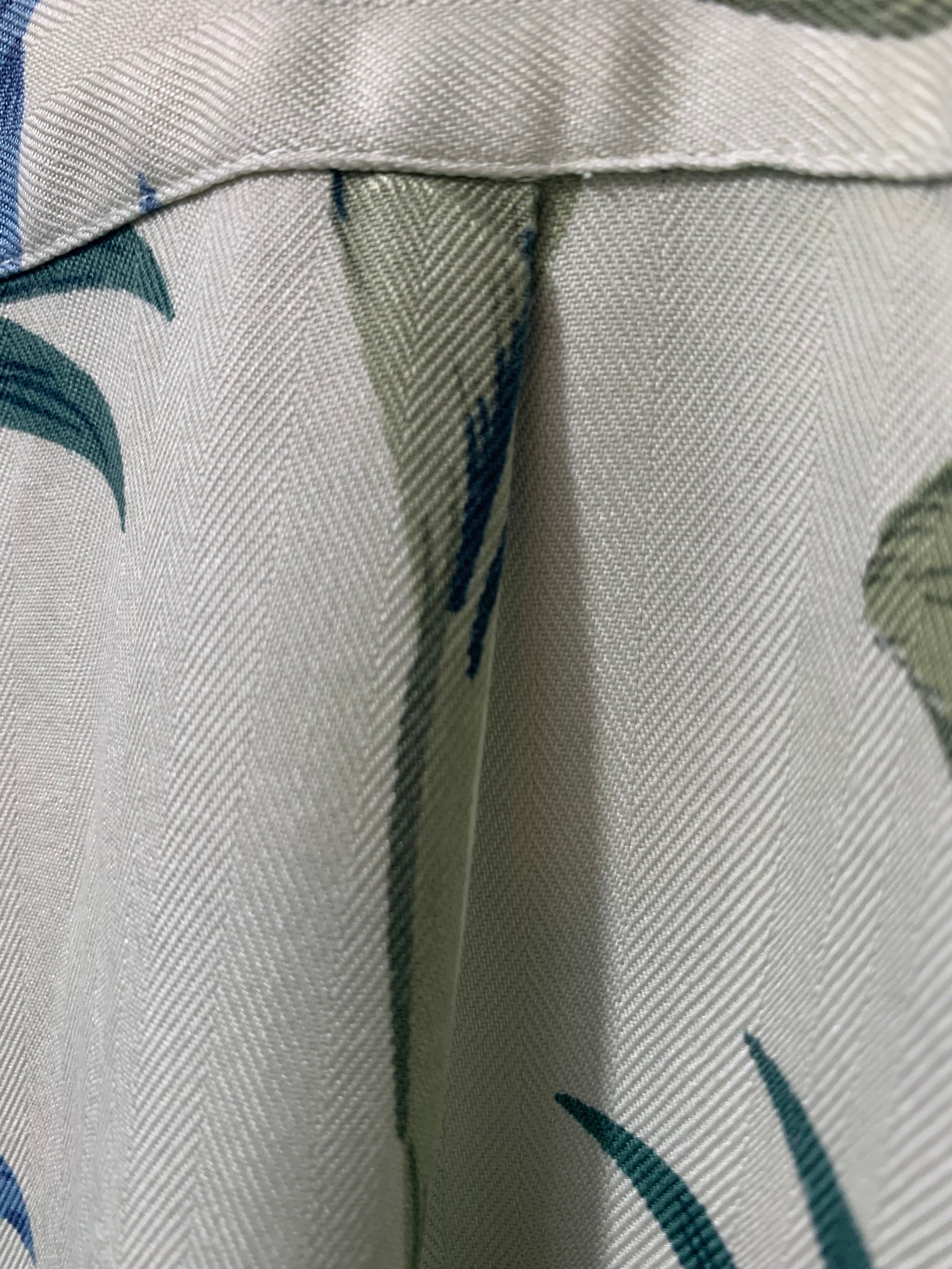 Pineapple Moon Brand Men’s Silk Button-down Hawaiian Shirt Size 2X With ...