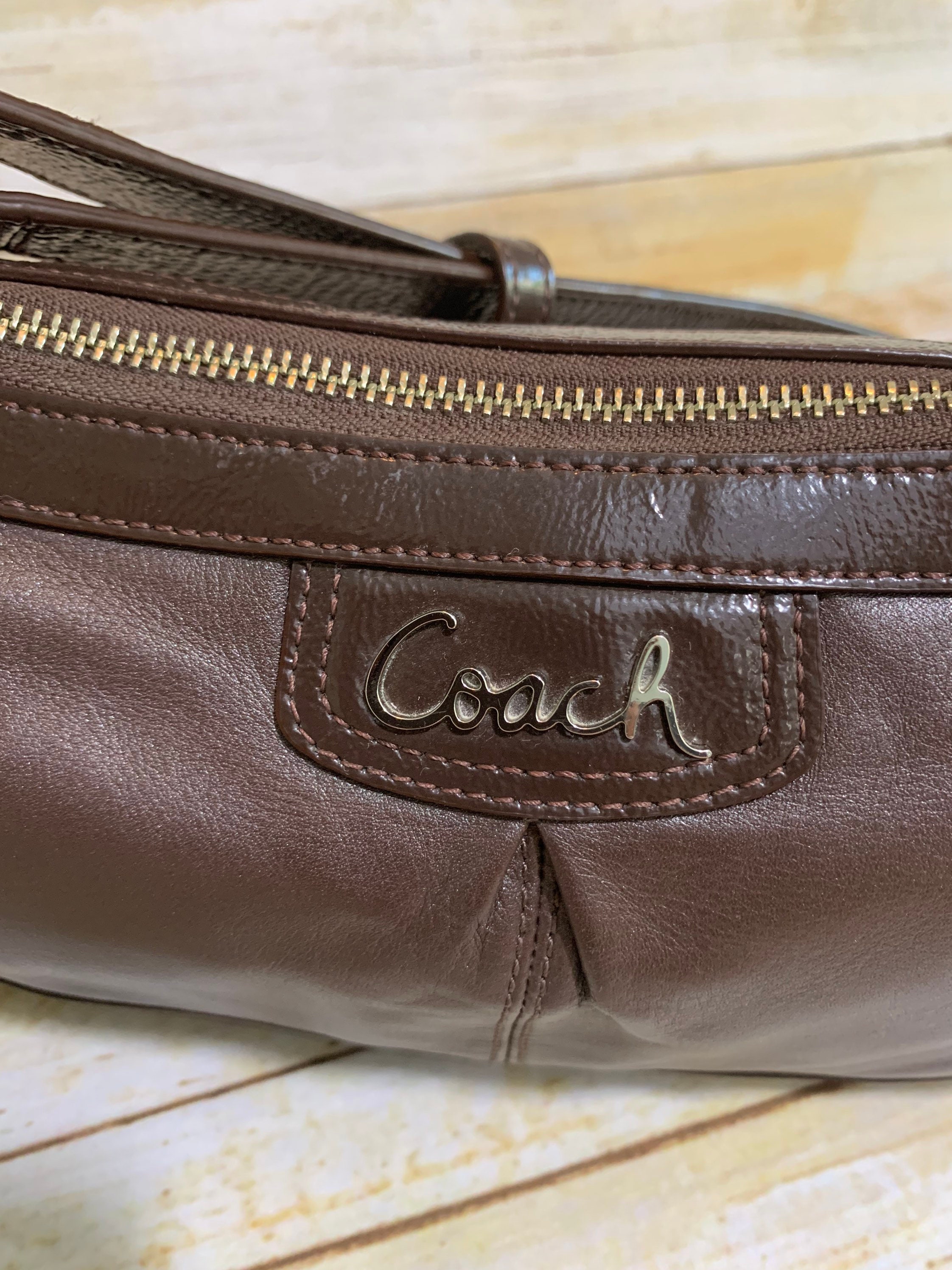 Sale: Coach Brown Park East West Duffle Shoulder Bag Number M1220 ...
