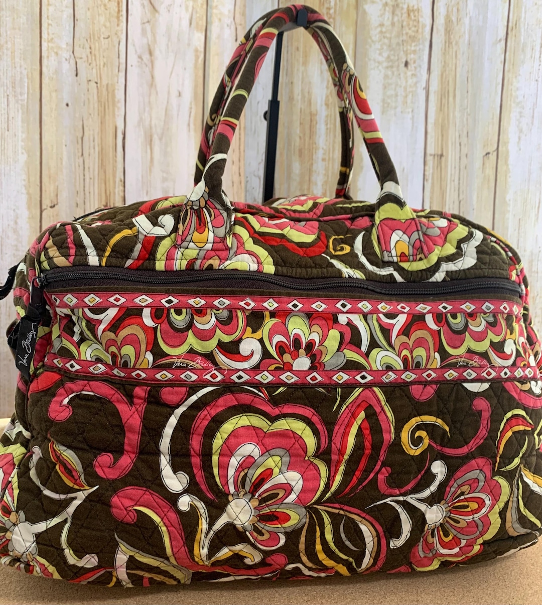 Vera Bradley Large Travel Bag in the Abstract Floral “puccini” Pattern ...