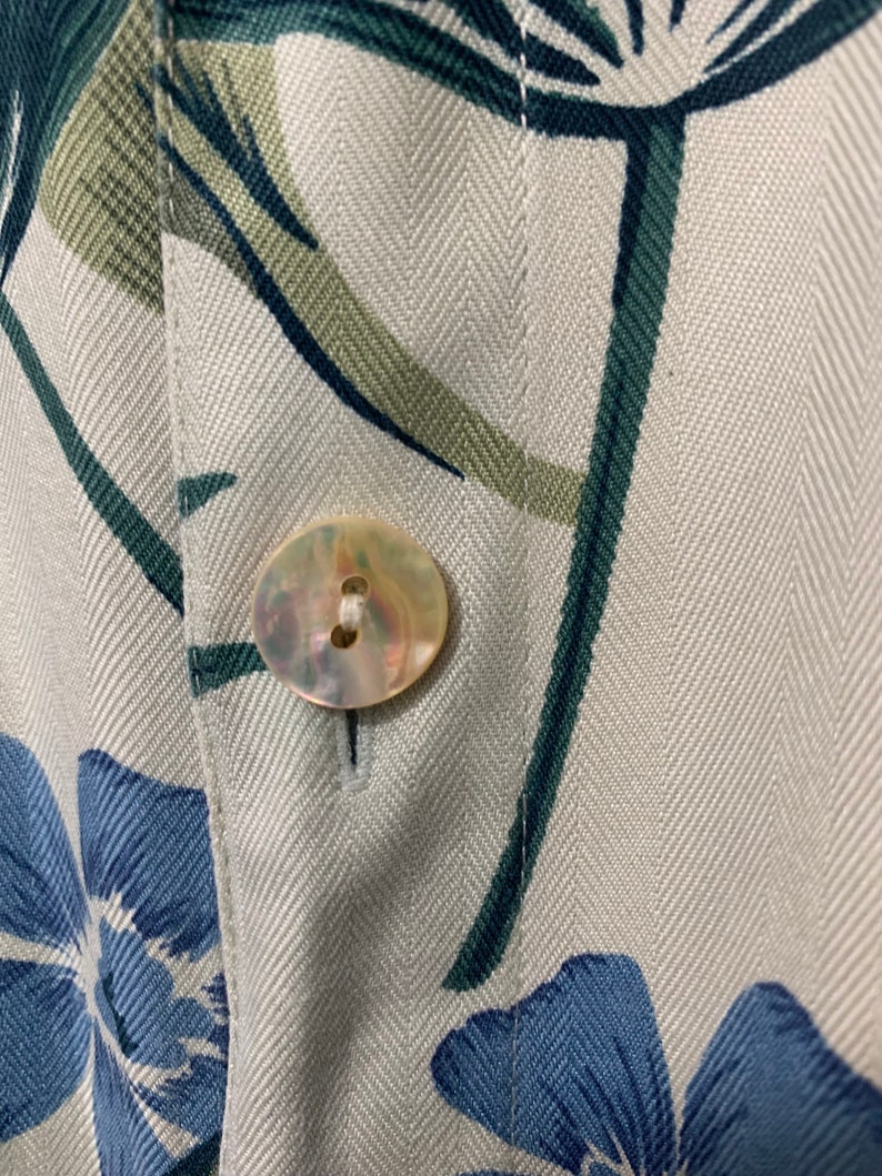 Pineapple Moon Brand Men’s Silk Button-down Hawaiian Shirt Size 2X With ...