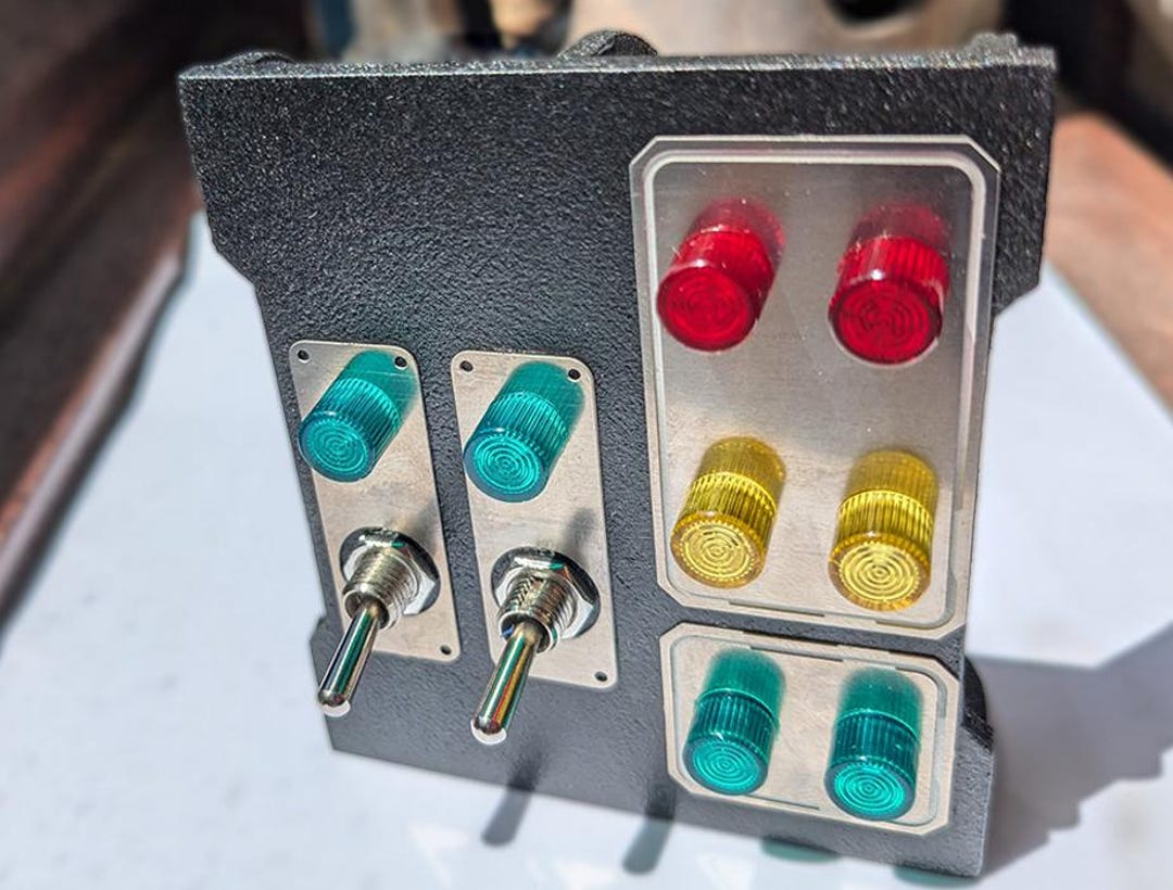Proton Pack Cyclotron Internal Switch Panel Real Switches, Lenses ...