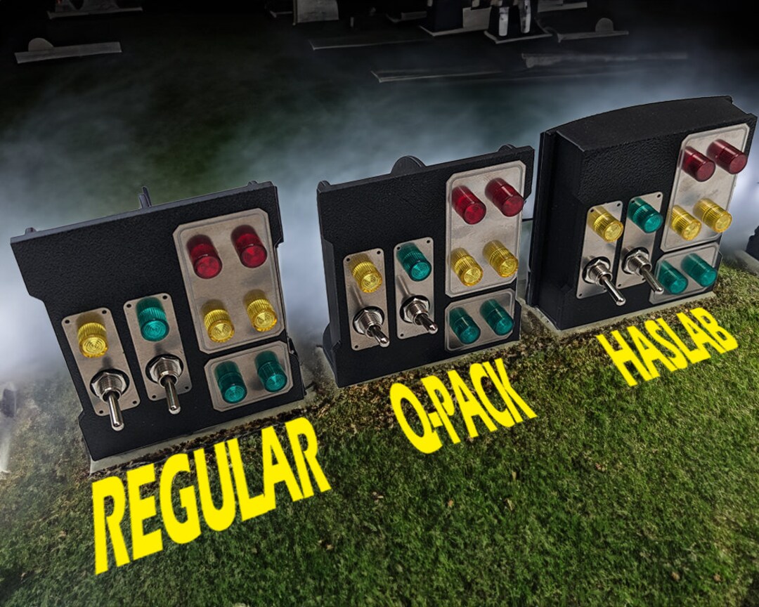 Proton Pack - Cyclotron Internal Switch Panel - Real Metal Plates - 3 ...