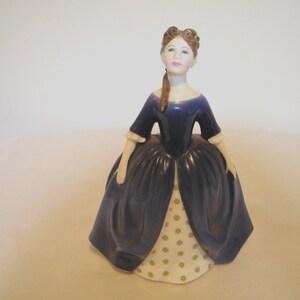 Vintage Royal Doulton Debbie Bone China Lady Figurine England - Etsy