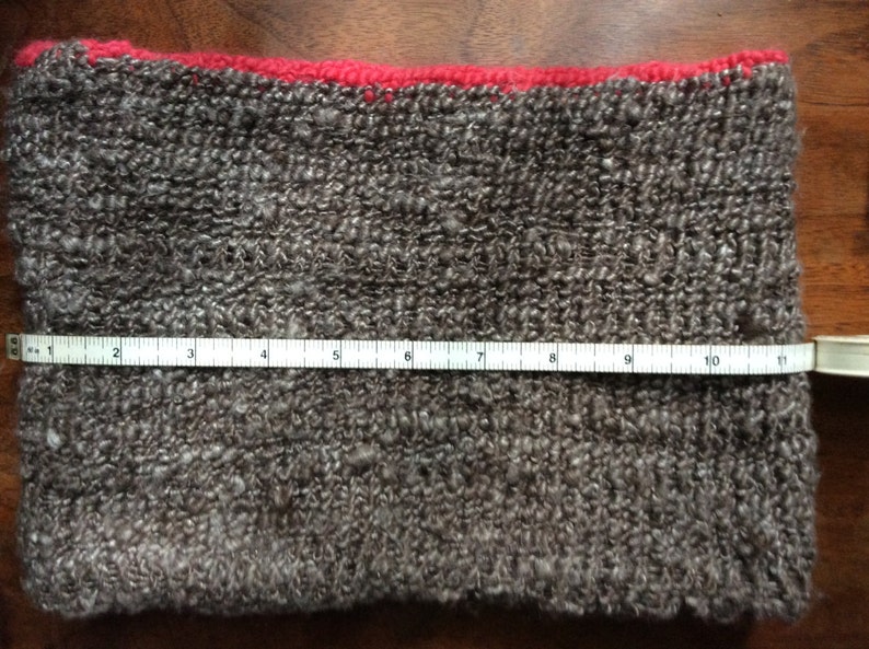 Hand Spun Yarn Hand-knit Reversible Cowl Neckwarmer - Etsy