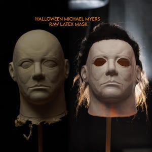 Halloween Michael Myers Raw Latex Mask Casting - Etsy