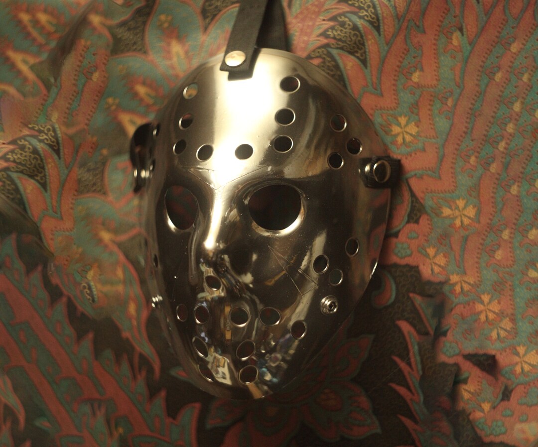Jason Voorhees Style Chromed Hockey Mask - Etsy