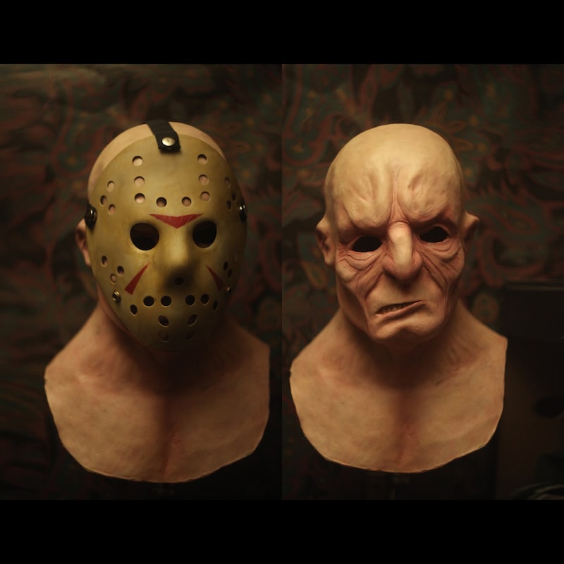 Latex Hood Horror Mask - Etsy