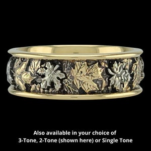 AUTUMN MAPLE LEAVES Gothic Carved, Fall Tree Leaves, Layered Foliage ...