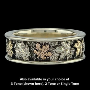 AUTUMN MAPLE LEAVES Gothic Carved, Fall Tree Leaves, Layered Foliage ...