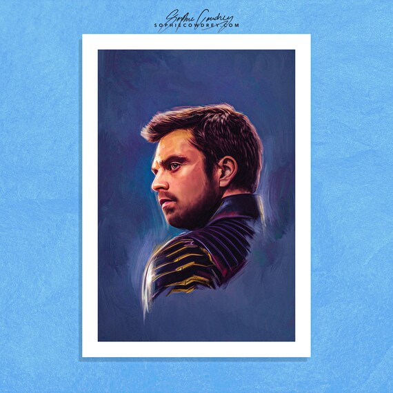 Winter Soldier Illustrated Giclee Print - Etsy