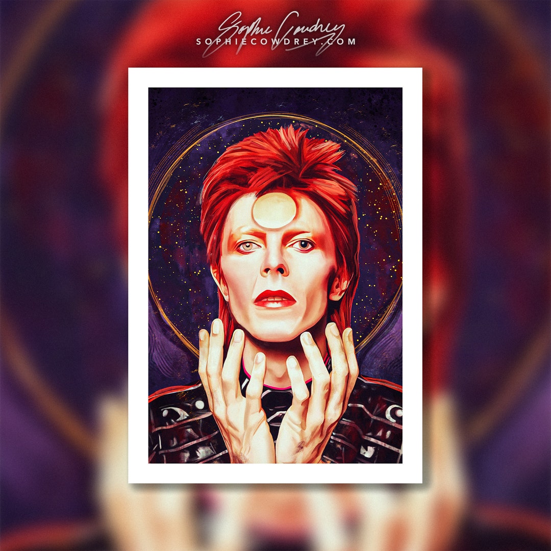 Ziggy Stardust - Illustrated Art Print - Etsy