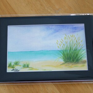 Sea Grass Original Watercolor on Paper, 4x6 - Etsy