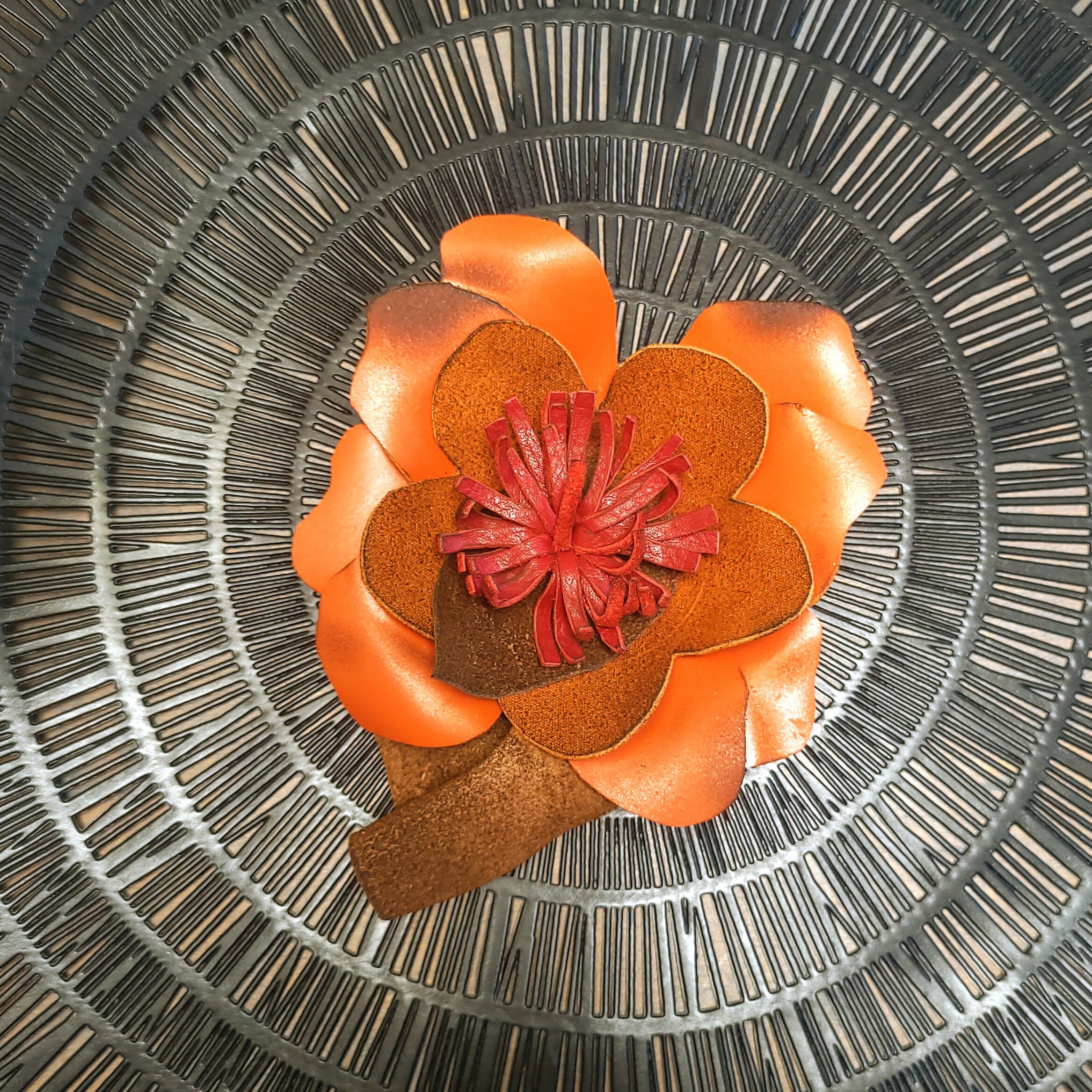 Leather Flower Hat Band, Hats Women - Etsy