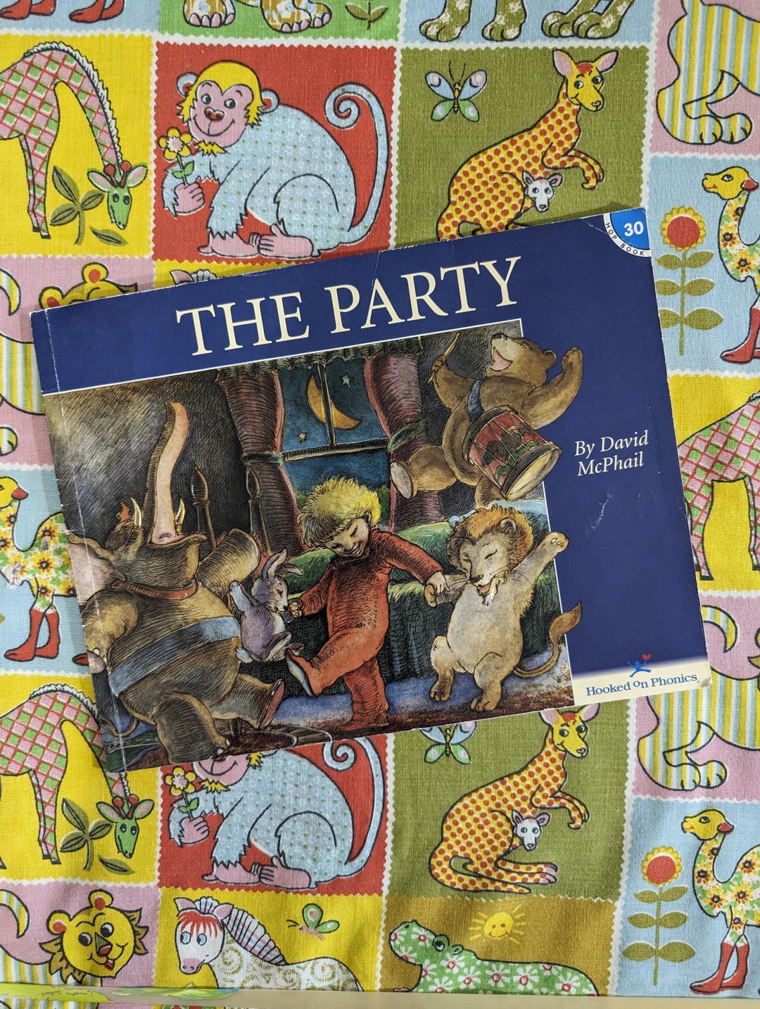 The Party | Hooked on Phonics | Vintage Children's Animals Book - Etsy