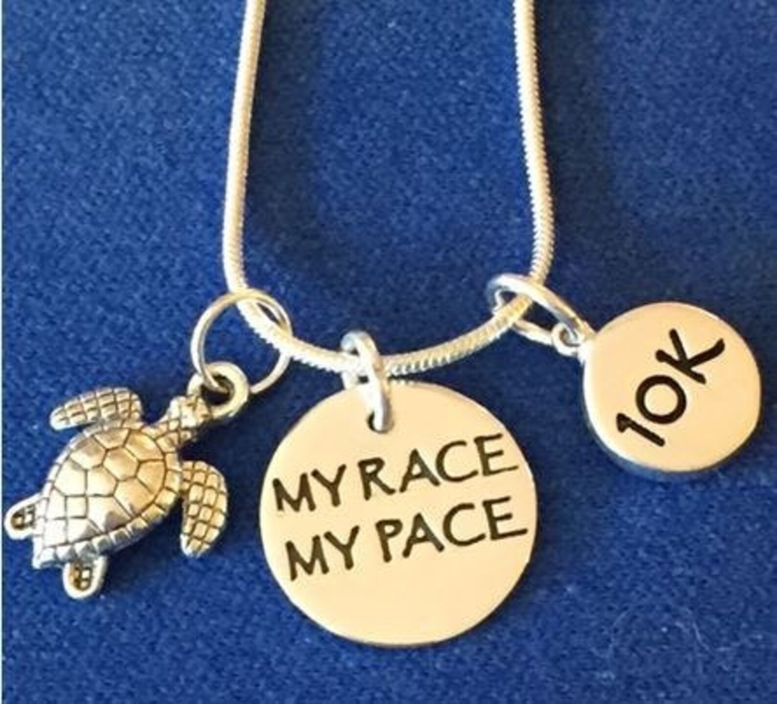 My Race My Pace Running Distance Charm Trios 925 Sterling Silver - Pick ...
