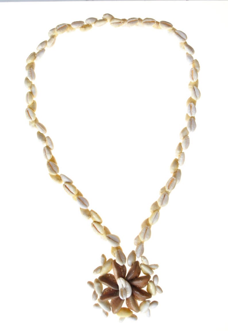 Original Vintage Artifact Cowry Shell Necklace From Papua New - Etsy Norway