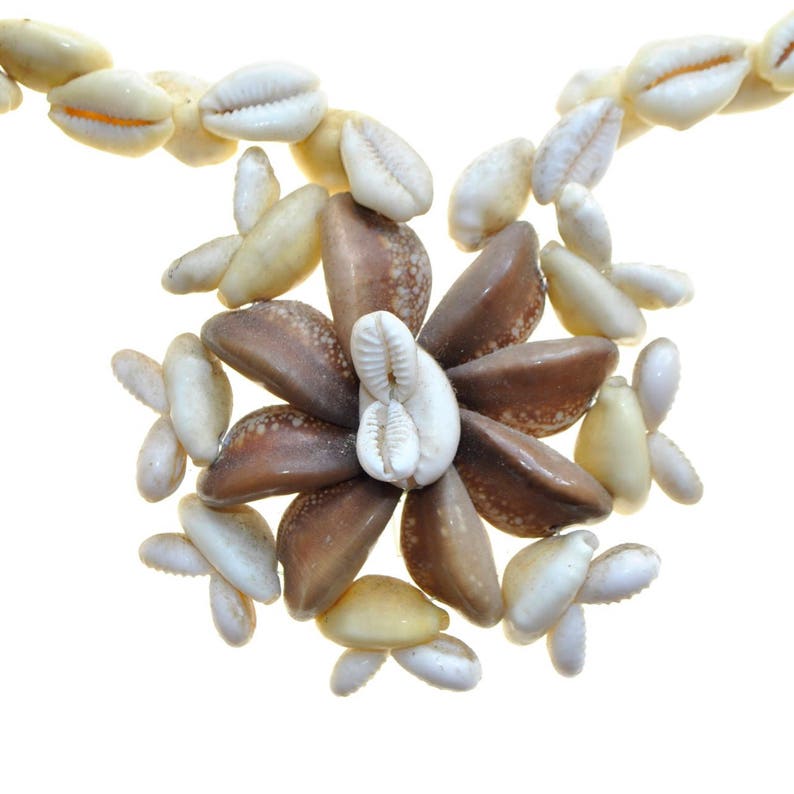 Original Vintage Artifact Cowry Shell Necklace From Papua New - Etsy Norway