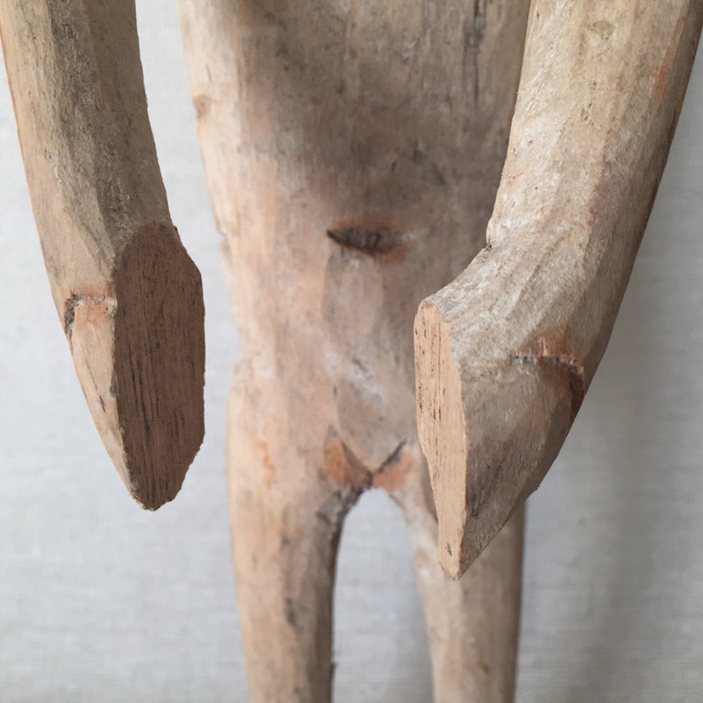Asmat Female Figure Standing With Arms and Legs Slightly Apart New ...