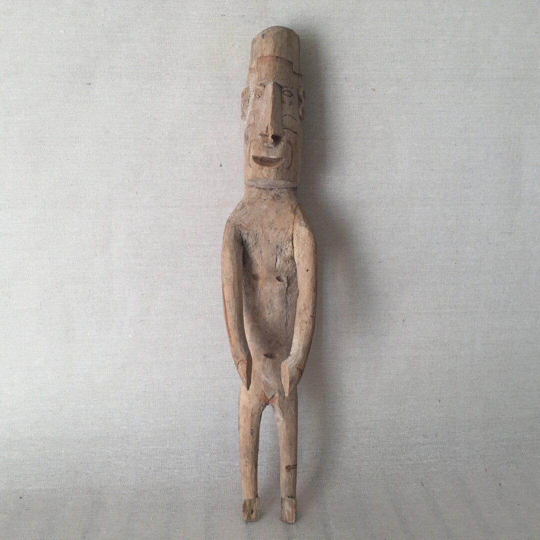 Asmat Female Figure Standing With Arms and Legs Slightly Apart New ...