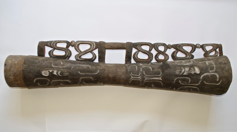 Artefacto de tambor primitivo de Nueva Guinea Escultura tribal - Etsy ...