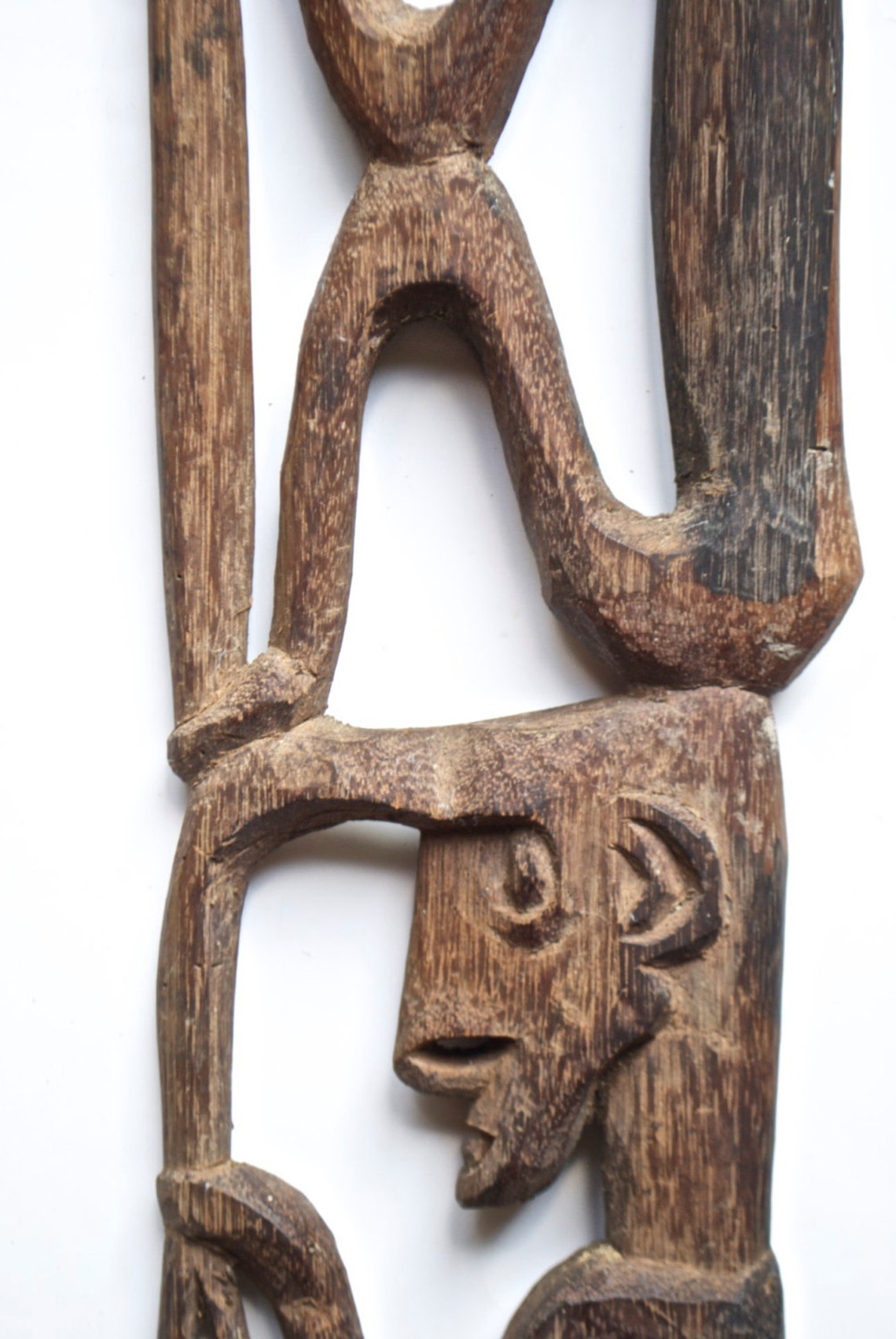 New Guinea Tribal Artifact Profile Carving of Four Ancestor - Etsy