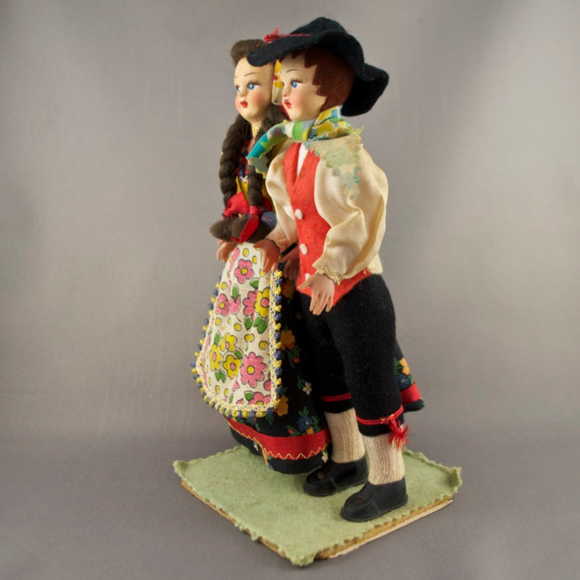 Vintage Italian Folk Costume Dolls – European Collectible Pair - Etsy