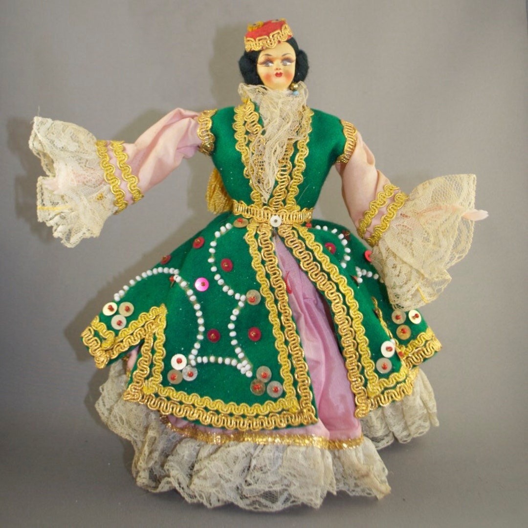 Vintage Collectors Greek Girl Doll in Traditional Costume D21 - Etsy