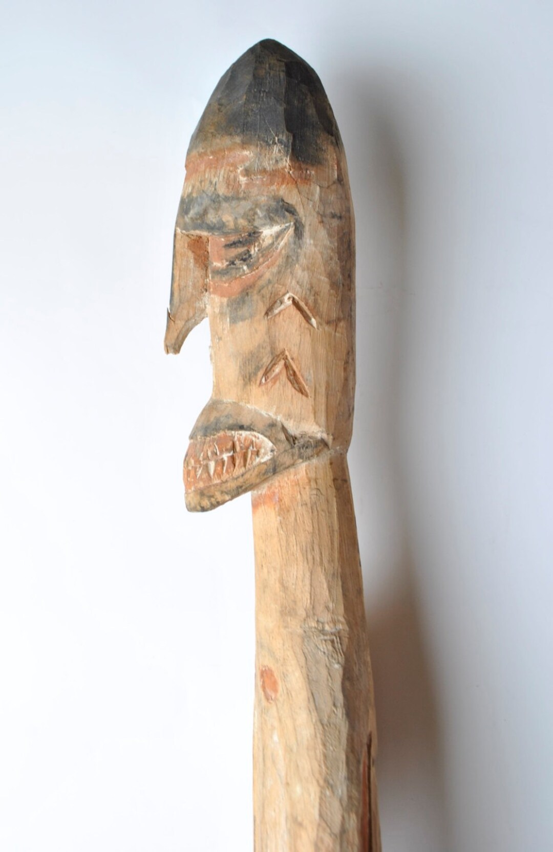Asmat Tall Male Figure Standing With Hands on His Genitals a New Guinea ...