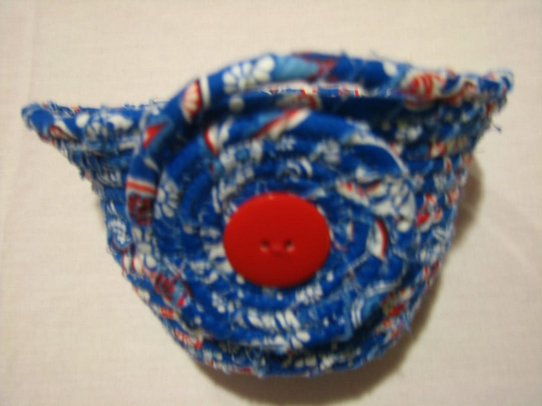 Coiled Rope Basket With Handles - Etsy