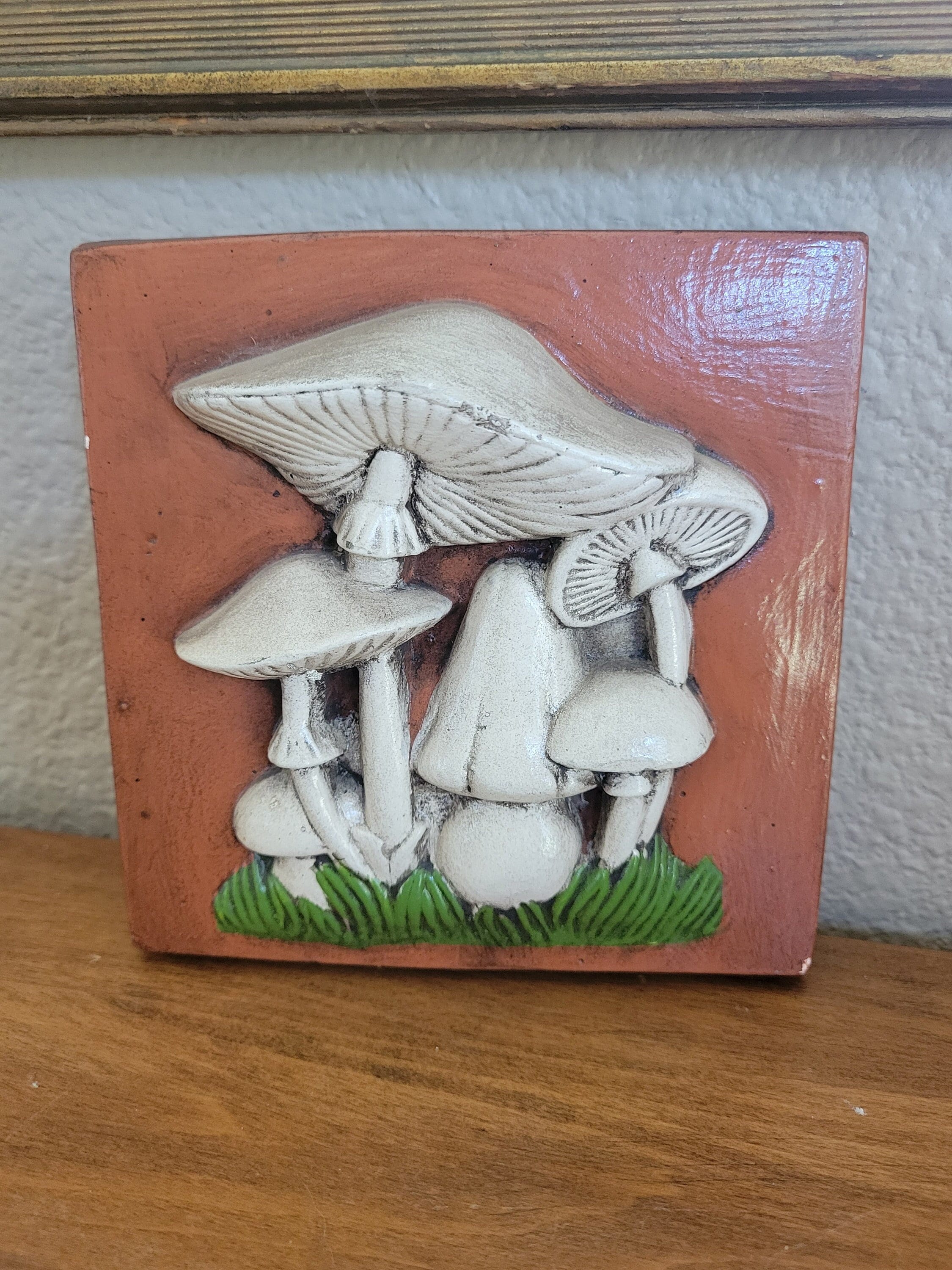 Vintage Mushroom Wall Decornull