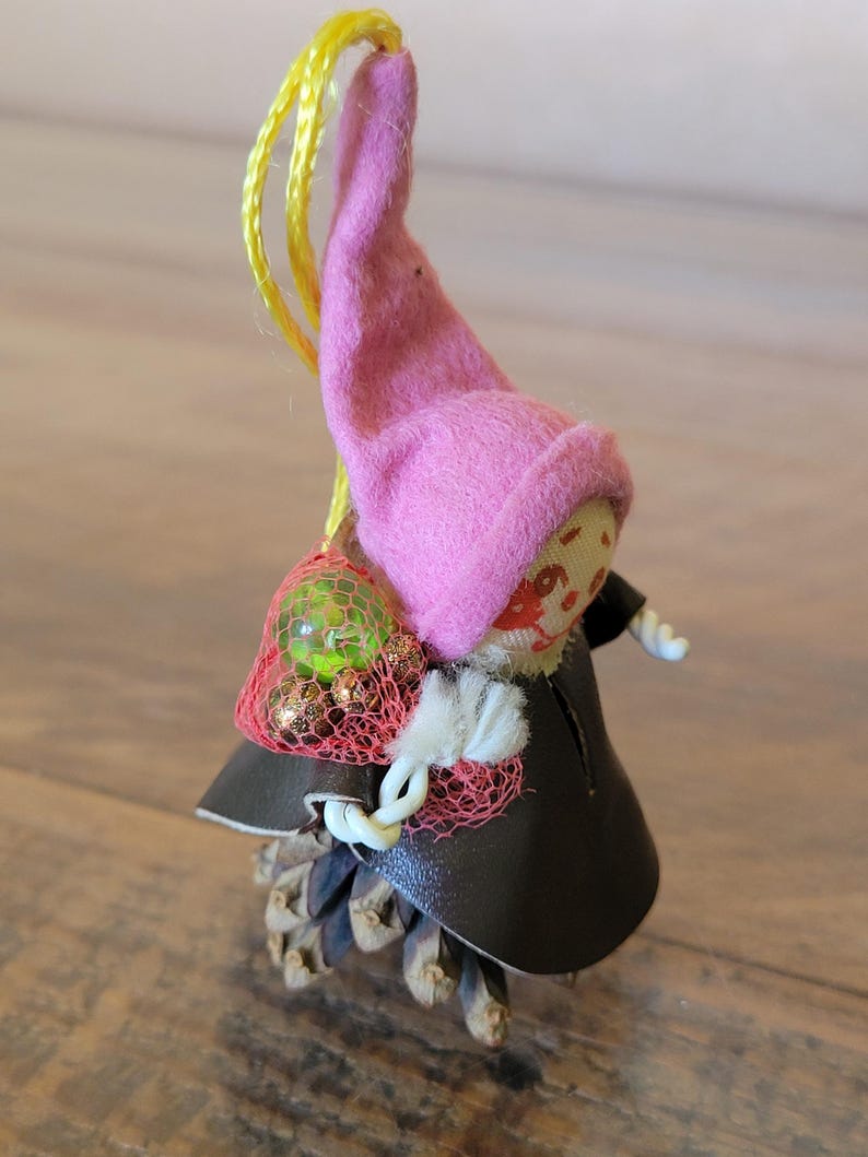 Vintage Christmas Pinecone Knomes Two - Etsy