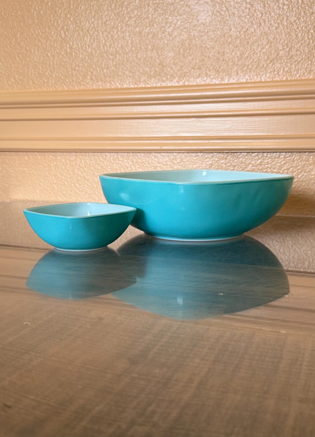 Vintage Pyrex Teal Chip and Dip Set 025 410 - Etsy
