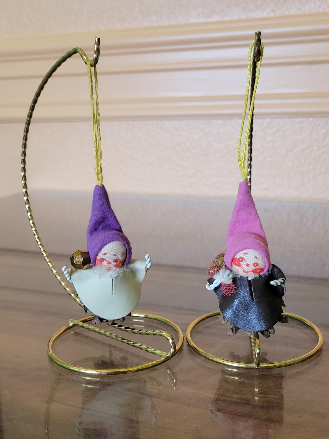 Vintage Christmas Pinecone Knomes Two - Etsy