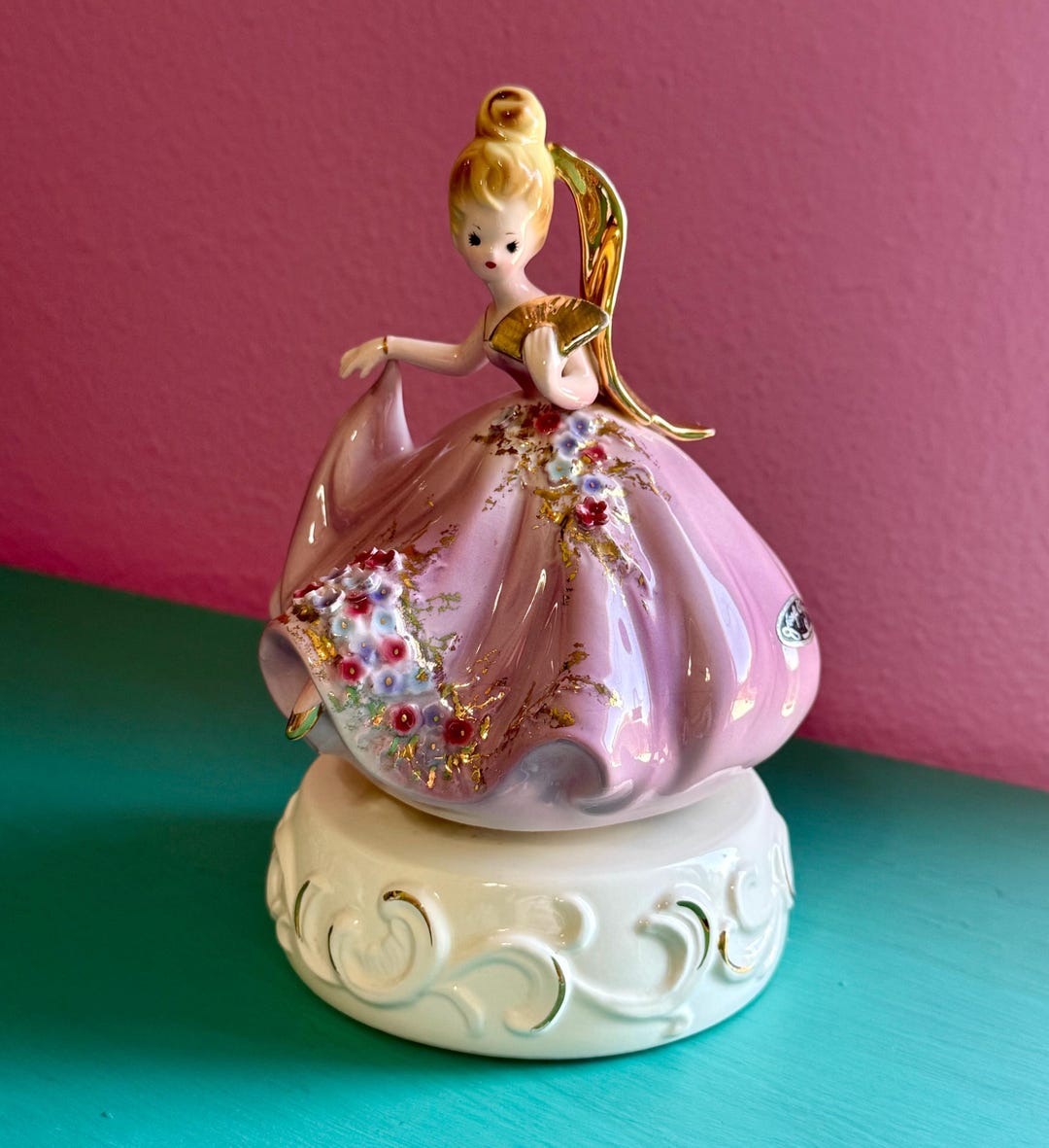 Vintage Josef Original Anniversary Waltz Music Box Lady - Etsy