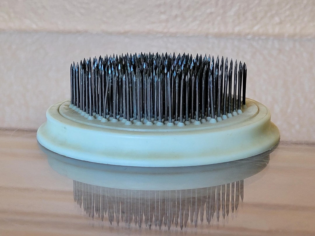 Vintage Flower Frog With Spikes - Etsy