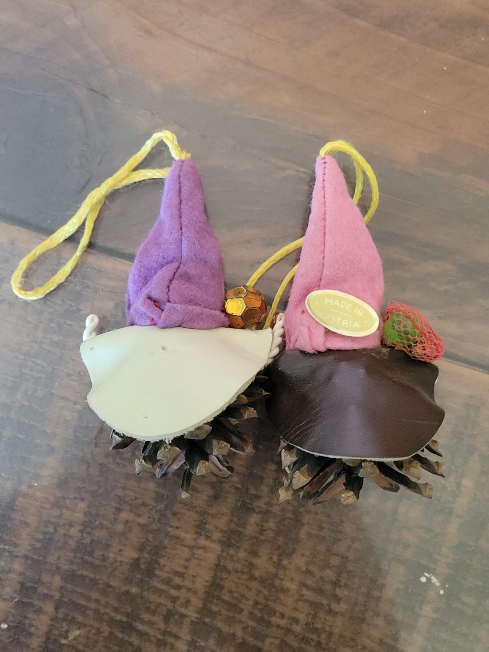 Vintage Christmas Pinecone Knomes Two - Etsy