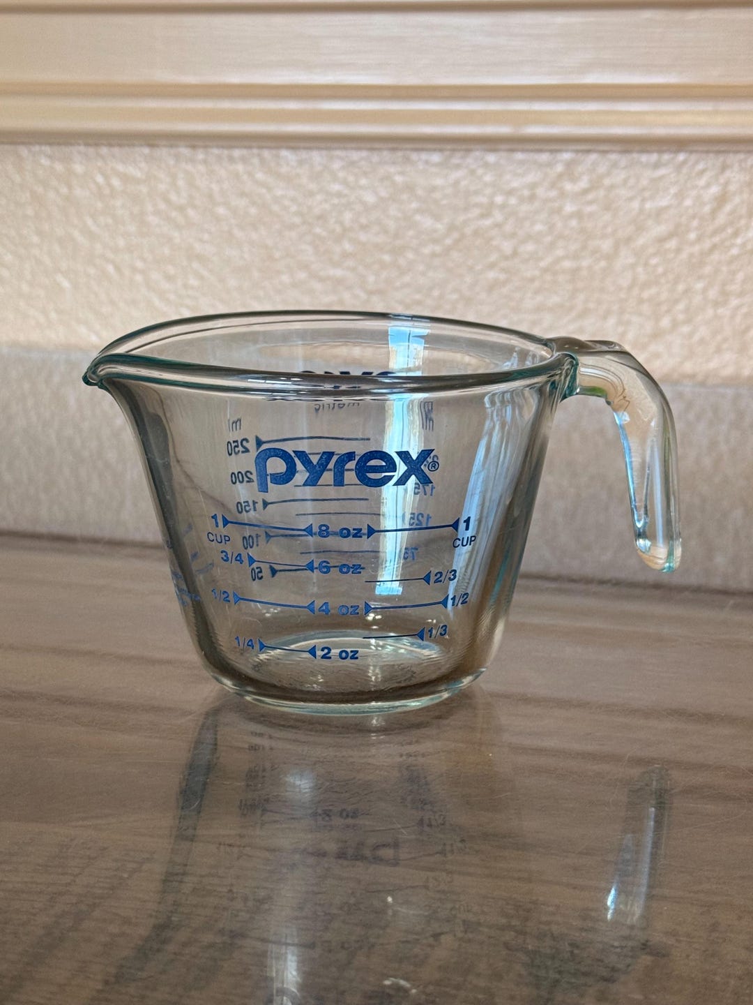 Vintage Pyrex Measuring Cup Blue - Etsy