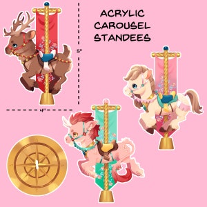 Acrylic Carousel Standees - Etsy