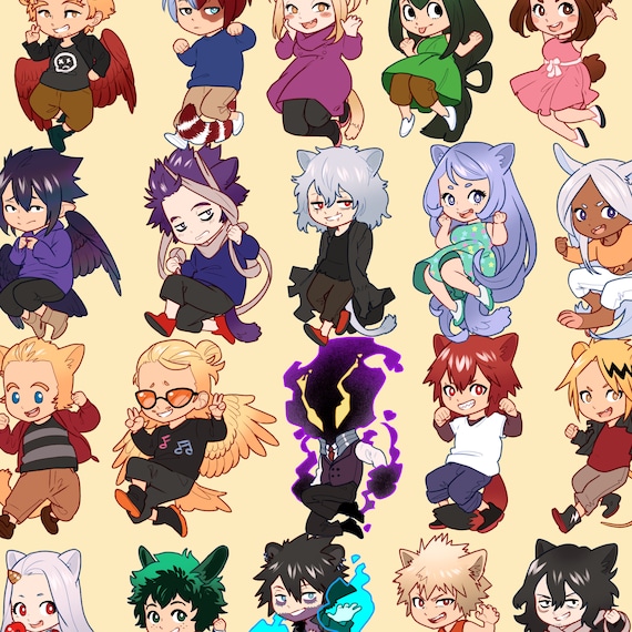 Clear Acrylic Chibi Charms - Etsy