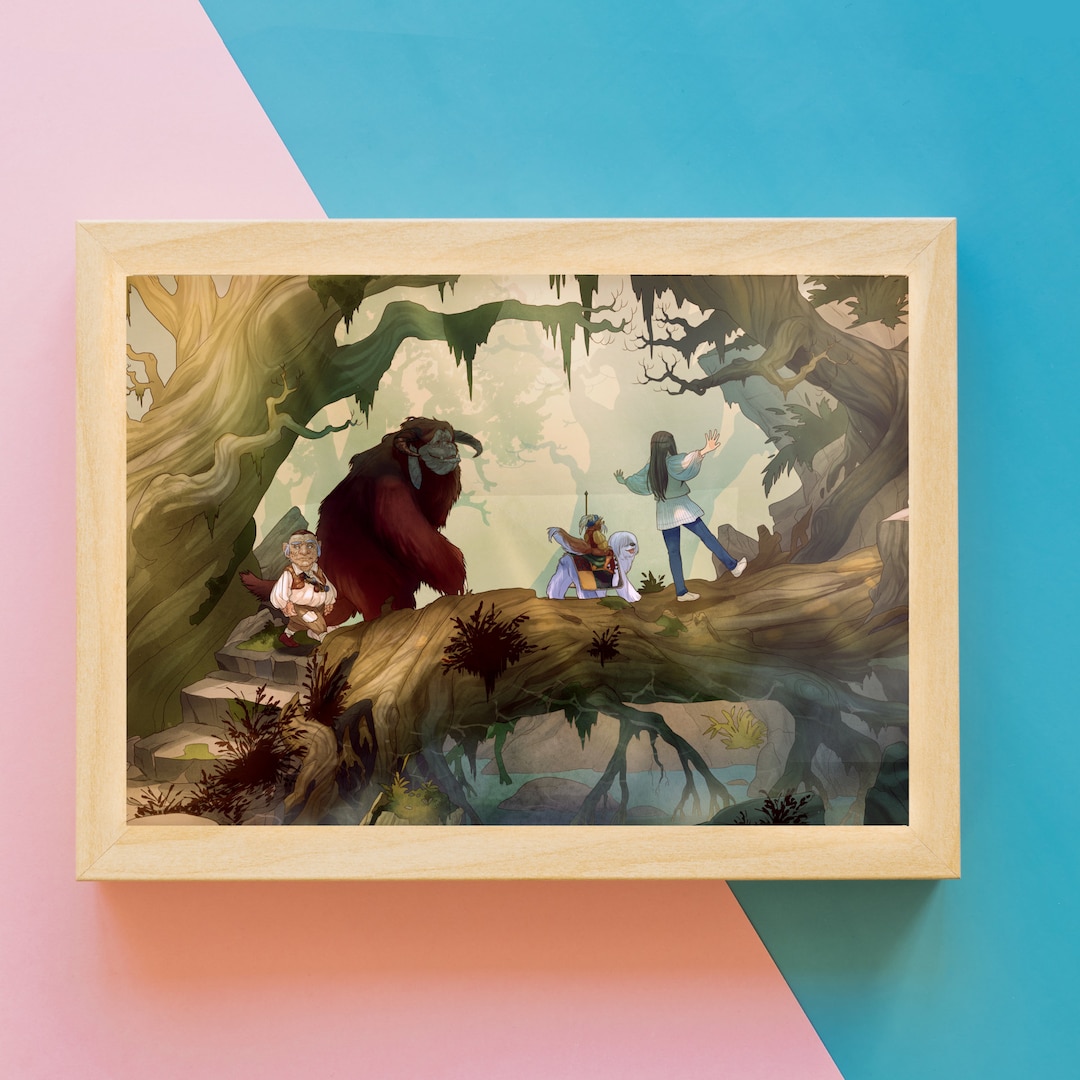 Labyrinth Matte Print - Etsy