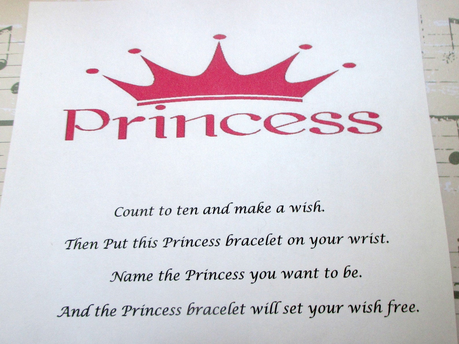 Pink Princess Bracelet, Little Girls Jewelry, Princess Gift, Girls Name ...