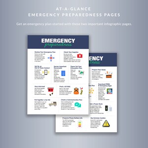 Printable Emergency Preparedness Bundle Emergency Prep Binder Emergency Planner - Etsy