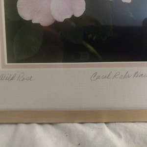 Pair of Signed Carol Rahr Haubner Framed Matted Prints | Etsy