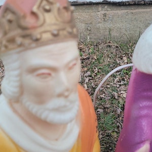 Vintage 11 Piece Nativity Set Poloron Christmas Blow Mold - Etsy