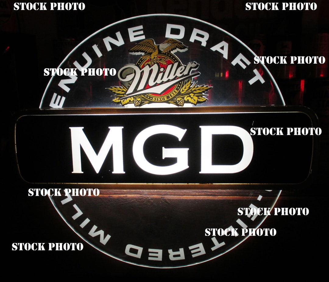 RARE 1994 Miller Genuine Draft Beer Lighted Motion Sign - Etsy