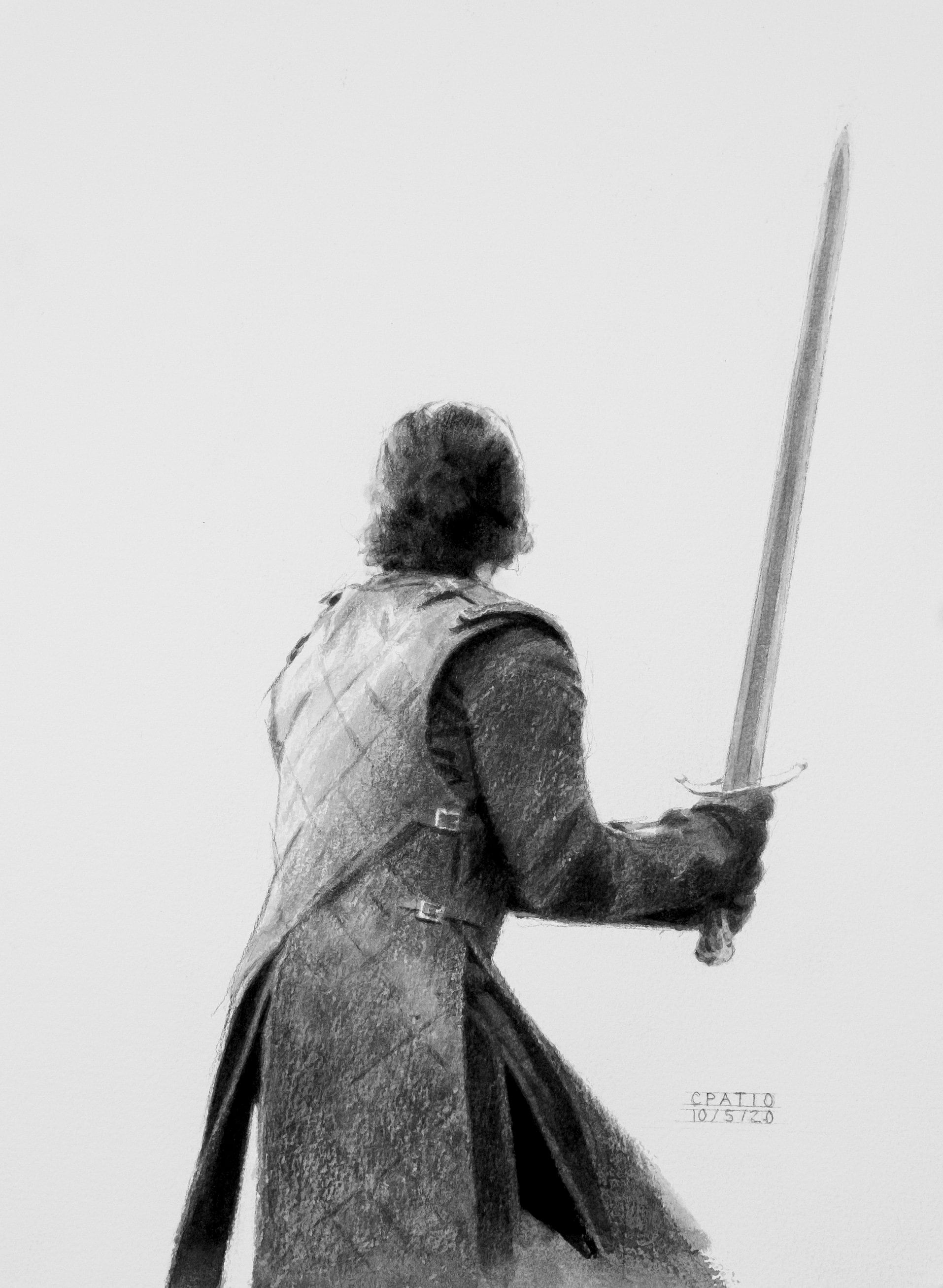 Jon Snow, Battle of the Bastards - Etsy