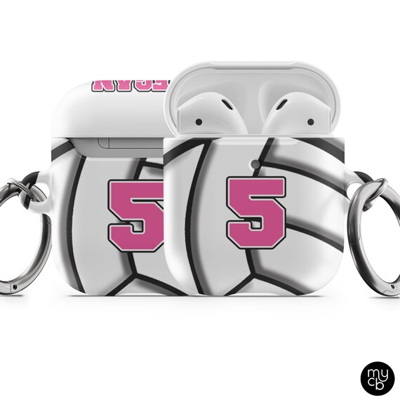 Volleyball Airpod Case With Name and Number Personalized Gift | Etsy